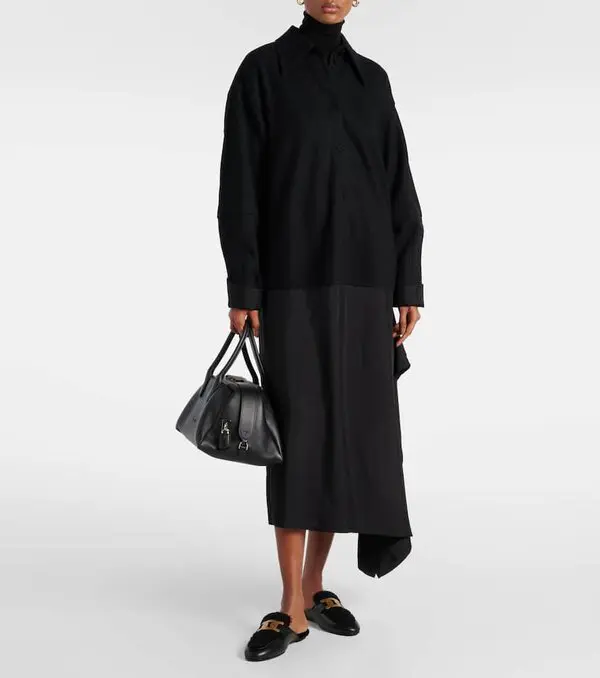 TOD'S Catena Kate Shearling And Leather Mules