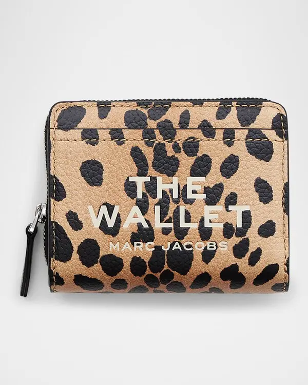 Marc Jacobs The Mini Compact Wallet - Cheetah