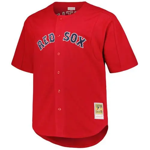 Mitchell & Ness David Ortiz Boston Sox Cooperstown Collection Batting Practice Replica Jersey