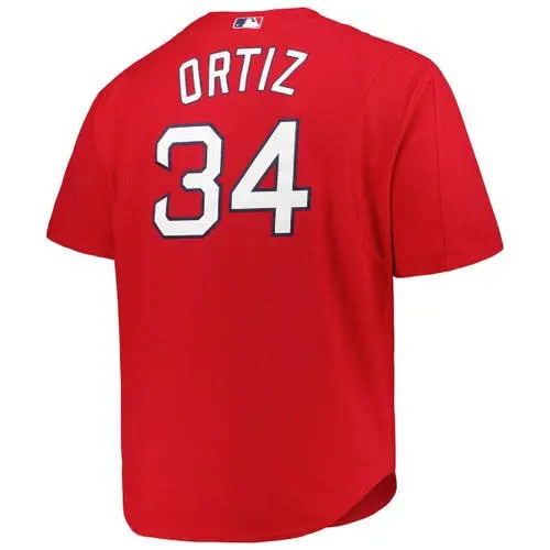 Mitchell & Ness David Ortiz Boston Sox Cooperstown Collection Batting Practice Replica Jersey