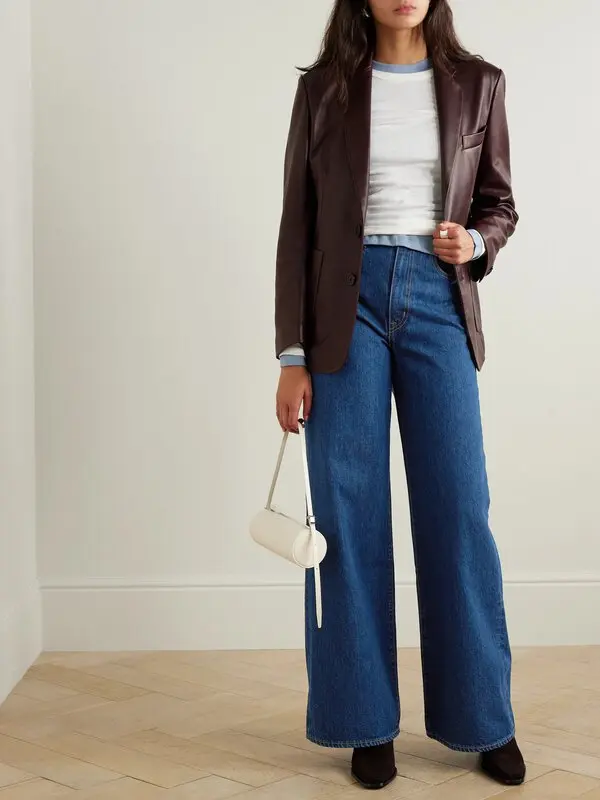 SLVRLAKE Eva High-rise Wide-leg Jeans
