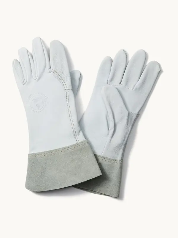 WOMANSWORK Goatskin Gardening Gloves - Light Gray