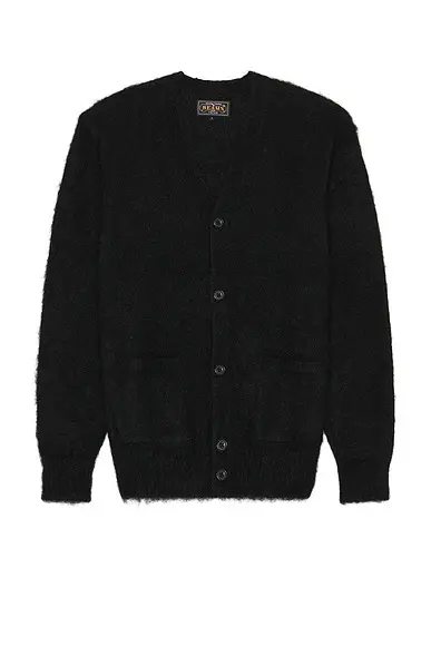 BEAMS Cardigan Stretch Mohair