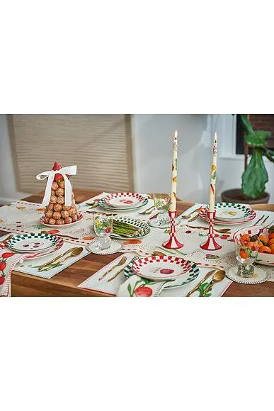 MISETTE Hand Painted Ceramic Candleholder