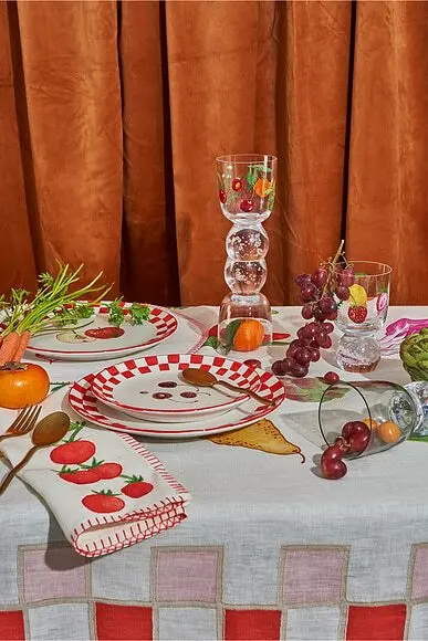 MISETTE Hand-painted Salad Plate