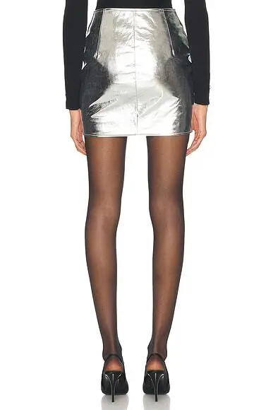 THE SEI Zipped Mini Skirt