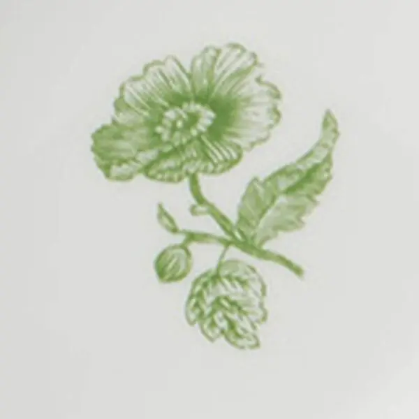 Bernardaud Porcelain Albertine Coupe Soup Bowl - Green