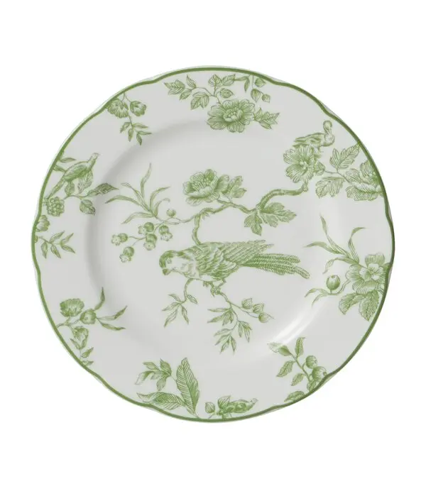 Bernardaud Porcelain Albertine Bread And Butter Plate - Green