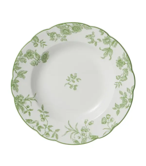 Bernardaud Porcelain Albertine Soup Bowl - Green