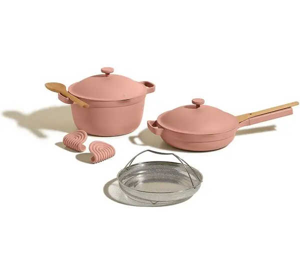 OUR PLACE Home Cook Duo Always Pan & Perfectpot 2.0 W/ Hotgrips - One-color