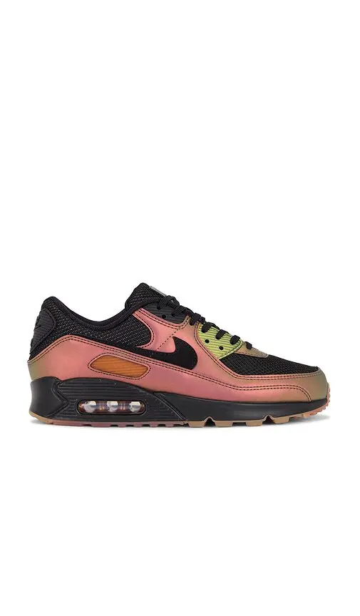 Nike Max 90 In Black Dark Russet Metallic Copper 35% Off
