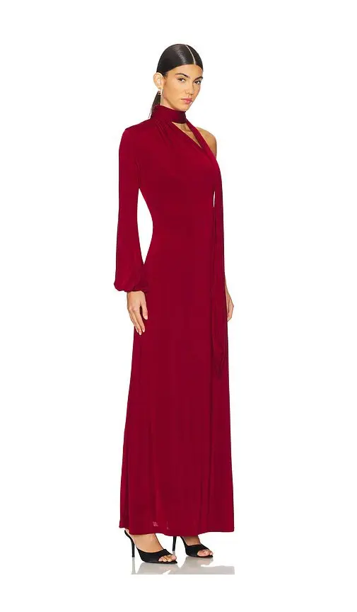 leslie amon red dress Leslie Amon's 'Amina' dress is one of our favorites as it is cut from  springy stretch-jersey, hugging your frame. You can now book it for a "try  at home" experience by paying