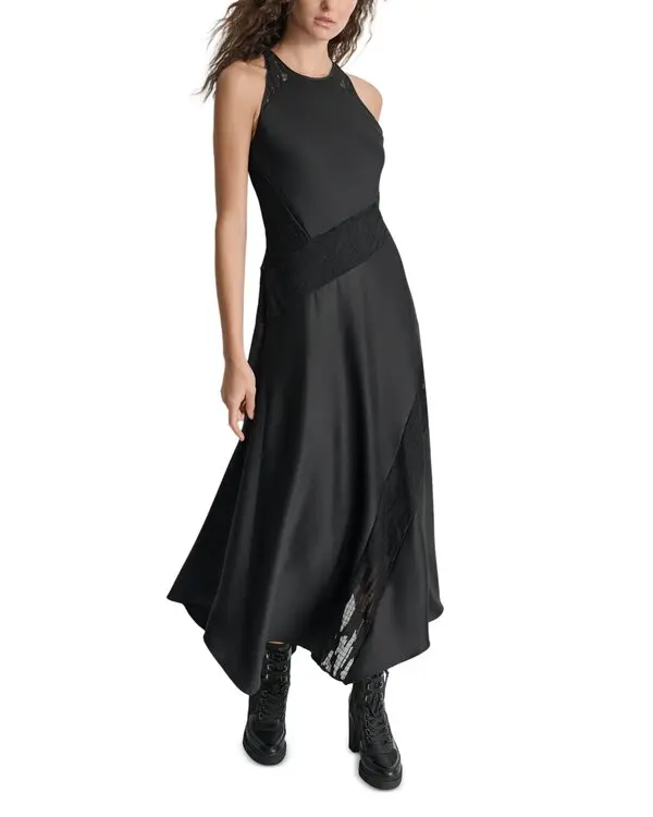 Dkny Satin Maxi Dress