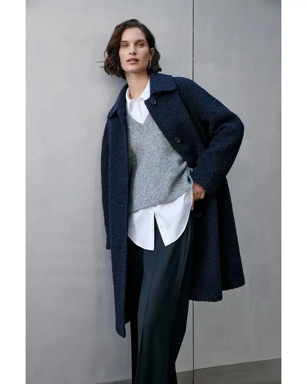 Whistles Romy Boucle Coat