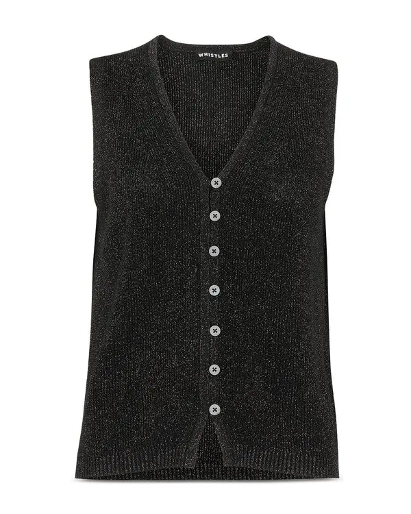 Whistles Sparkle Knit Tank