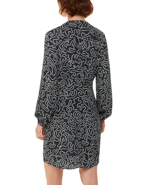 Whistles Chain Print Flippy Dress