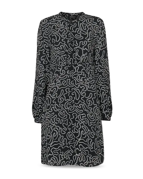 Whistles Chain Print Flippy Dress