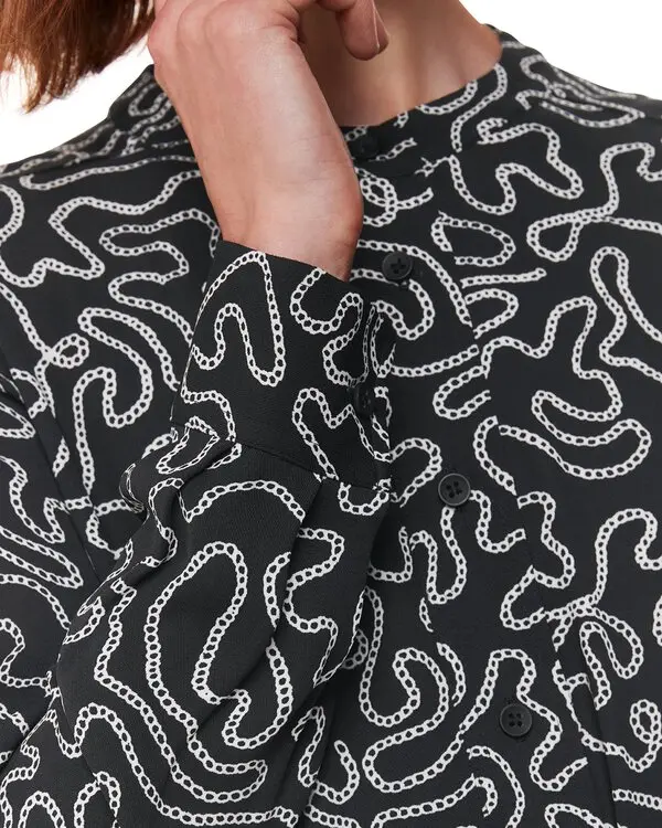 Whistles Chain Print Shirt