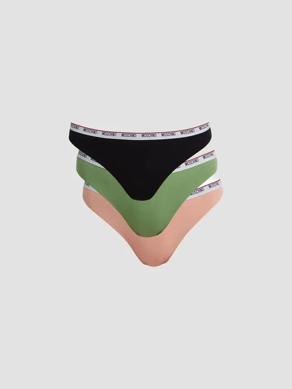 Moschino Logo Tape Underwear 3-pack - Fantasy Print