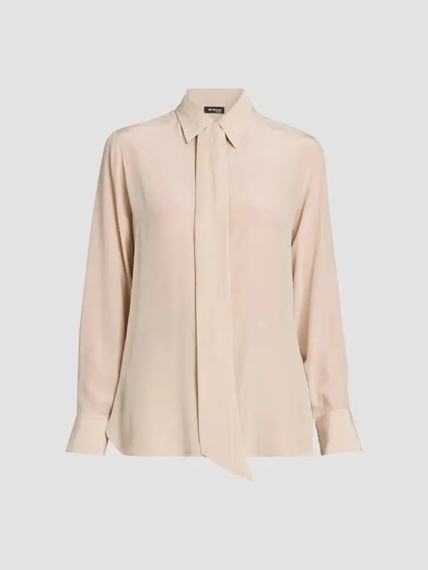 Kiton Silk Long-sleeve Shirt