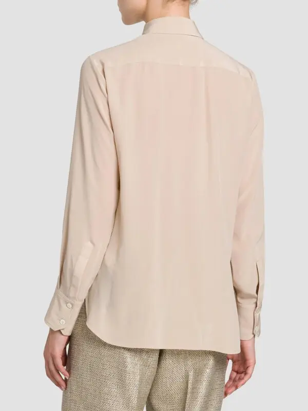 Kiton Silk Long-sleeve Shirt