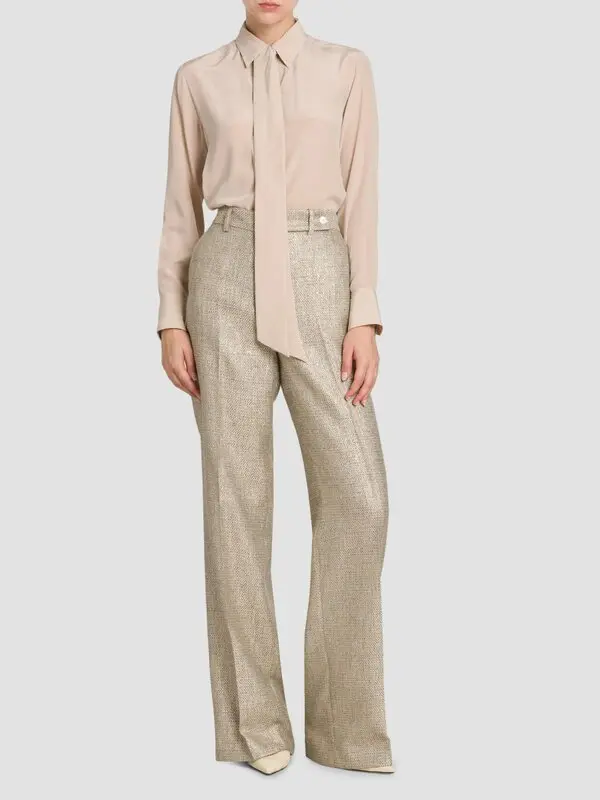 Kiton Silk Long-sleeve Shirt