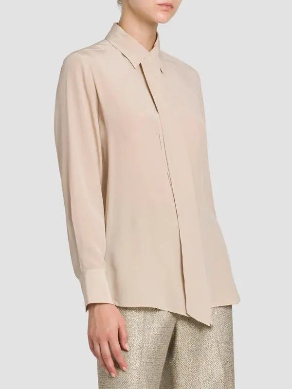 Kiton Silk Long-sleeve Shirt