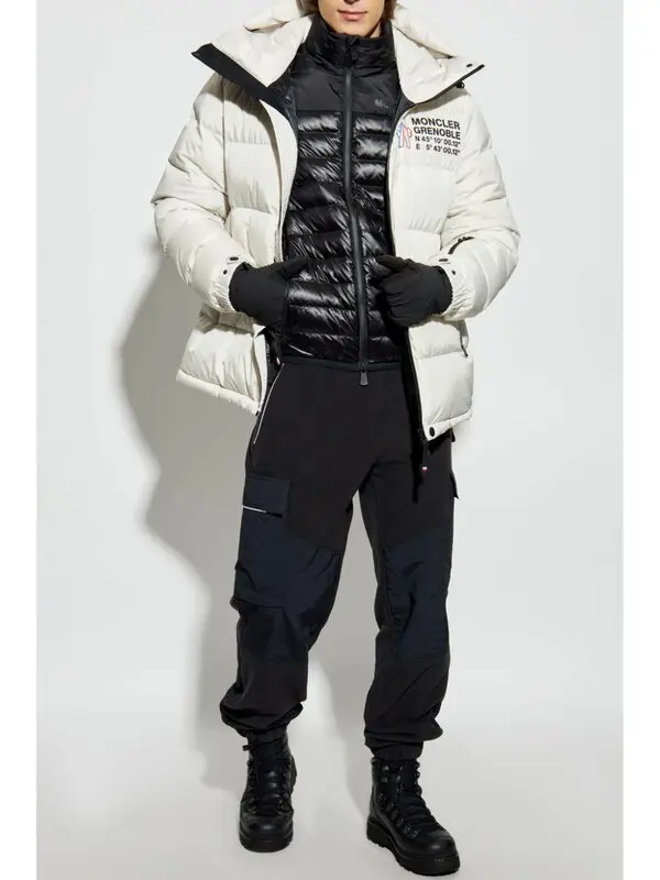 Moncler Padded Polartec® Zip-up Jacket - Black