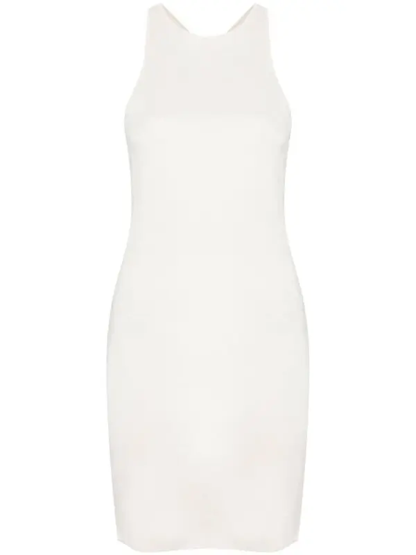 Saint Laurent Criss-cross Bodycon Mini Dress