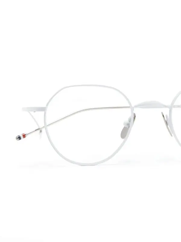 Thom Browne Titanium Round Frame Glasses