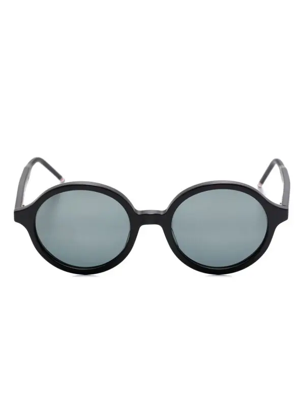 Thom Browne Round-frame Sunglasses - Black
