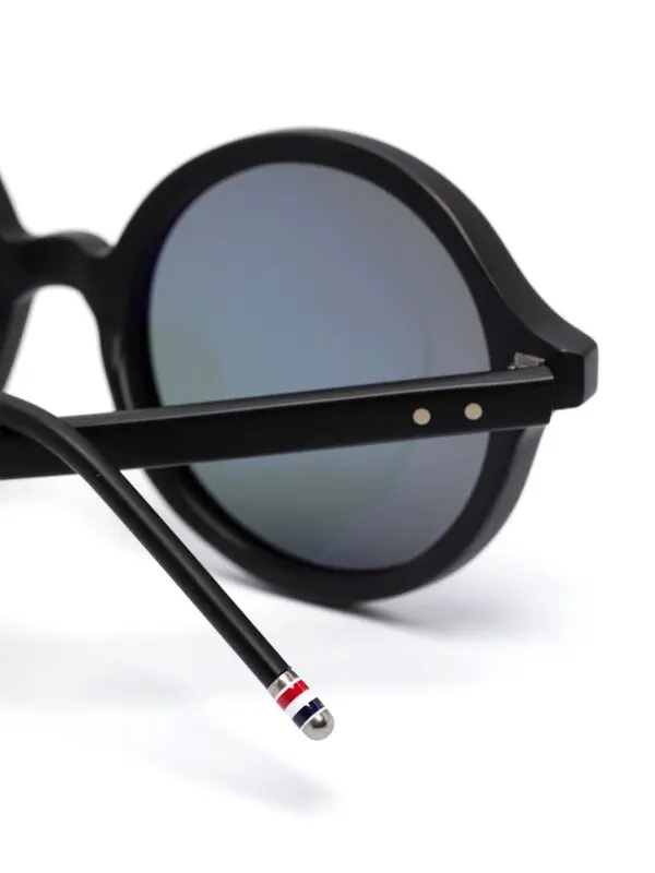 Thom Browne Round-frame Sunglasses - Black