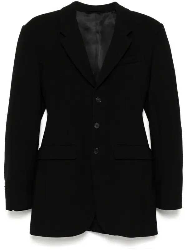 Wardrobe.NYC Longline Blazer - Black