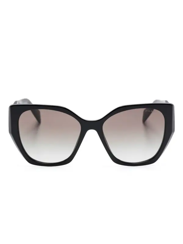 Prada SPR19Z Black/Grey Gradient/55 Prada SPR19Z Cat Eye Sunglasses | Fashion Eyewear main image 4