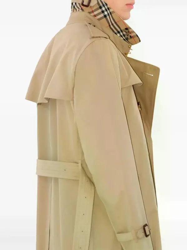 Burberry Kensington Heritage Belted Trench Coat - Neutrals