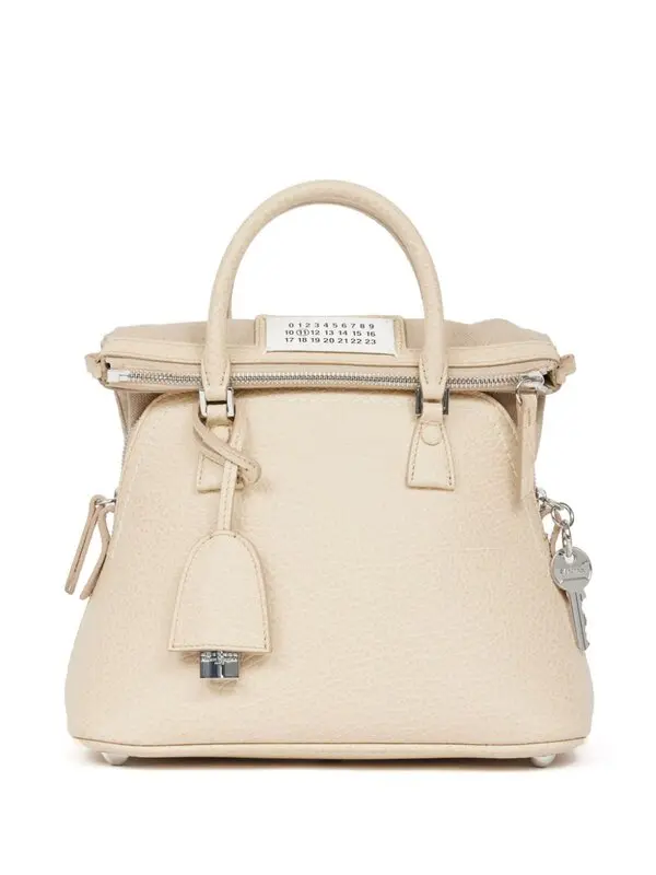 MAISON MARGIELA 5ac Classique Mini Tote Bag - Neutrals