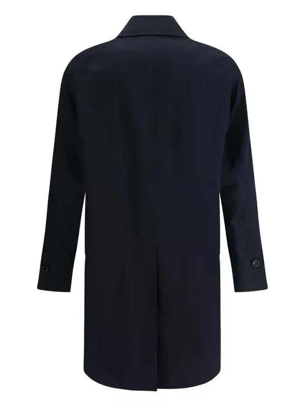 Burberry Camden Heritage Organic Cotton Coat - Blue
