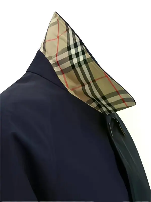 Burberry Camden Heritage Organic Cotton Coat - Blue