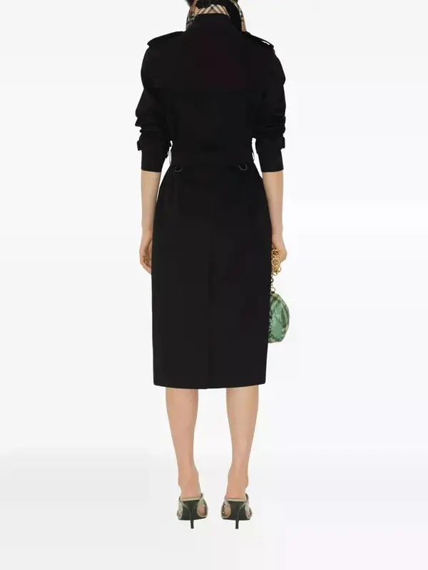 Burberry Kensington Trench Coat - Black