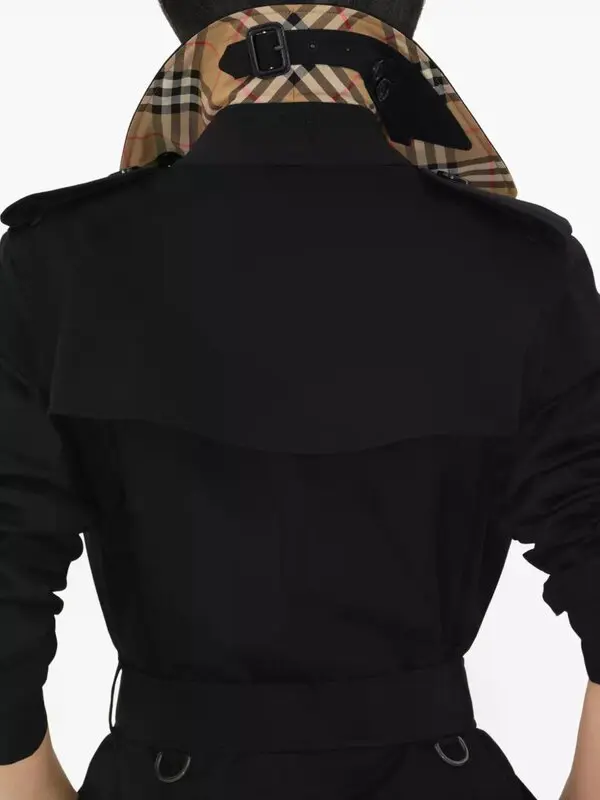Burberry Kensington Trench Coat - Black