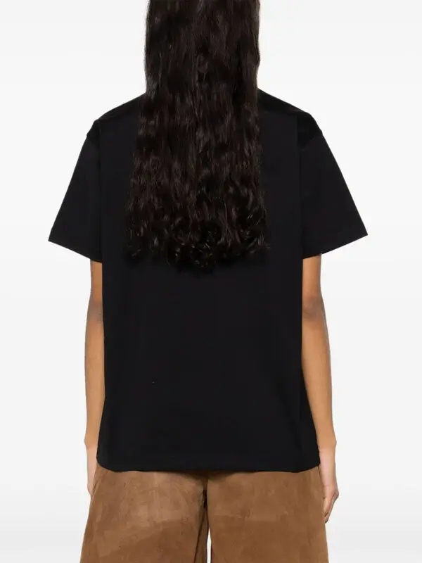 Burberry Check Pocket T-shirt - Black