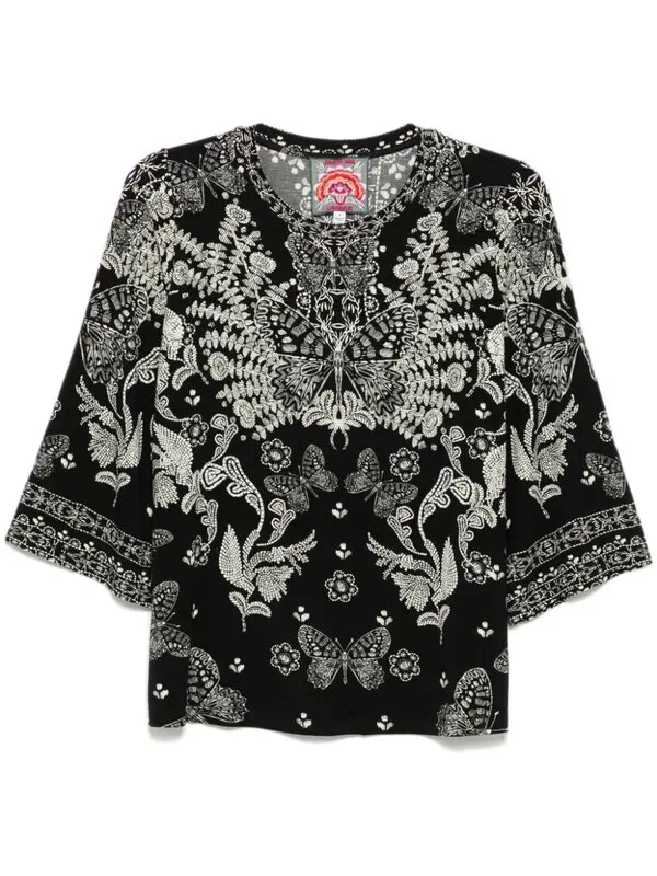 Johnny Was Janie Bell-sleeved Top