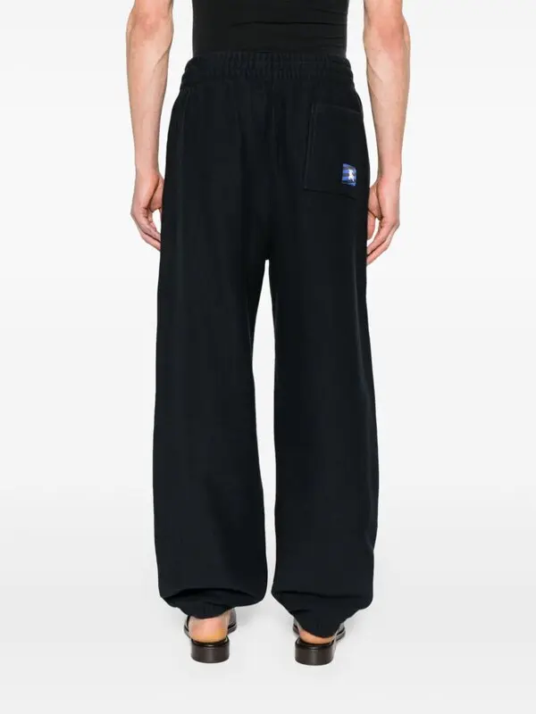 Burberry Logo-patch Cotton Track Trousers