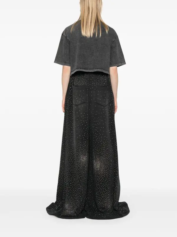 Giuseppe Di Morabito Rhinestone-embellished Palazzo Pants
