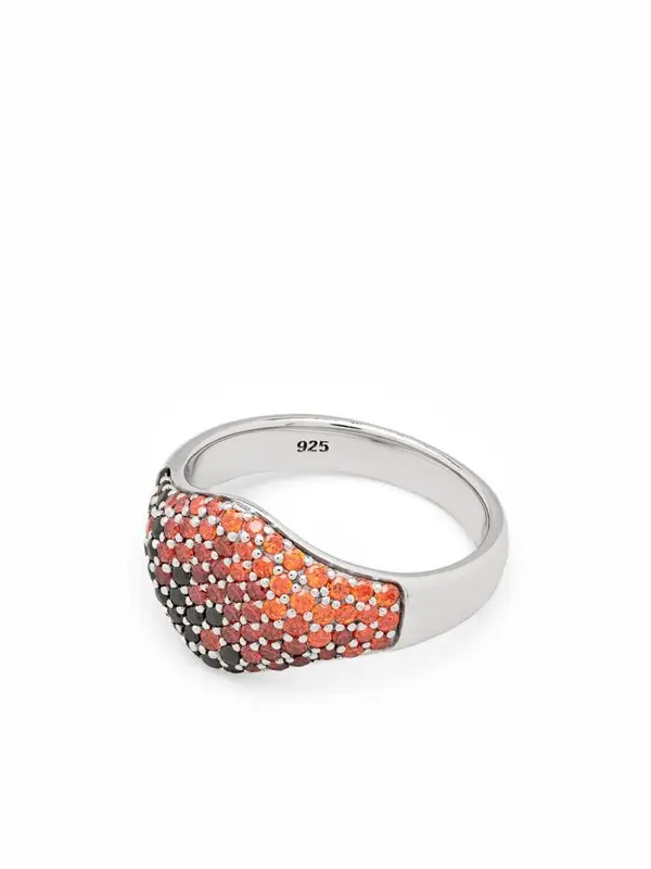 Tom Wood Mini Sunset Cocktail Ring - Silver