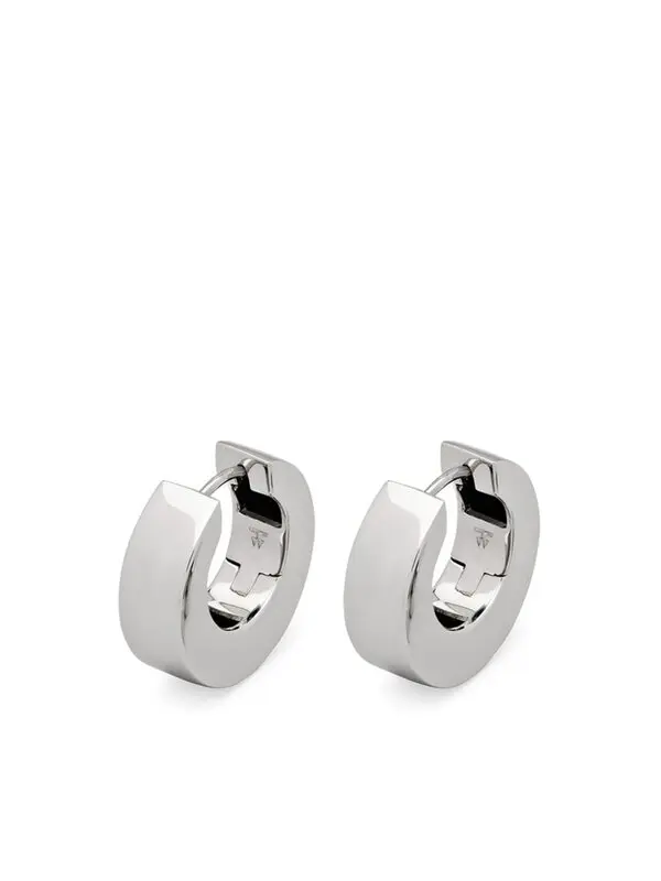 Tom Wood Small Arch Hoop Earrings - Silver