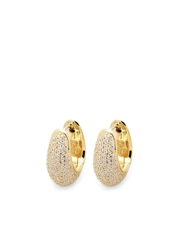 Tom Wood Ice Hoop Earrings - Gold