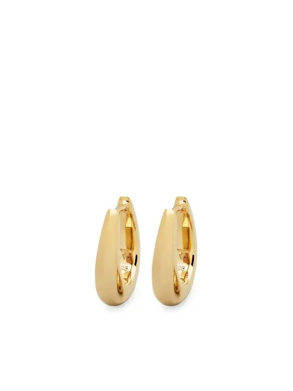 Tom Wood Liz Hoop Earrings - Yellow