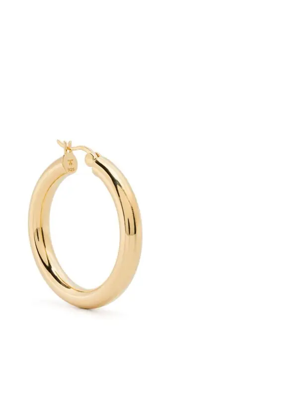 Tom Wood Classic Hoop Earrings - Gold