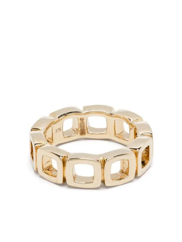 Tom Wood 9k Yellow Cushion Ring - Gold